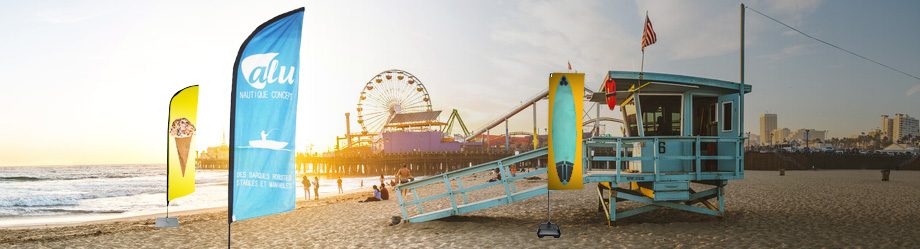 France Banderole : Fabricant banderole - kakemono roll-up - beach flag ...