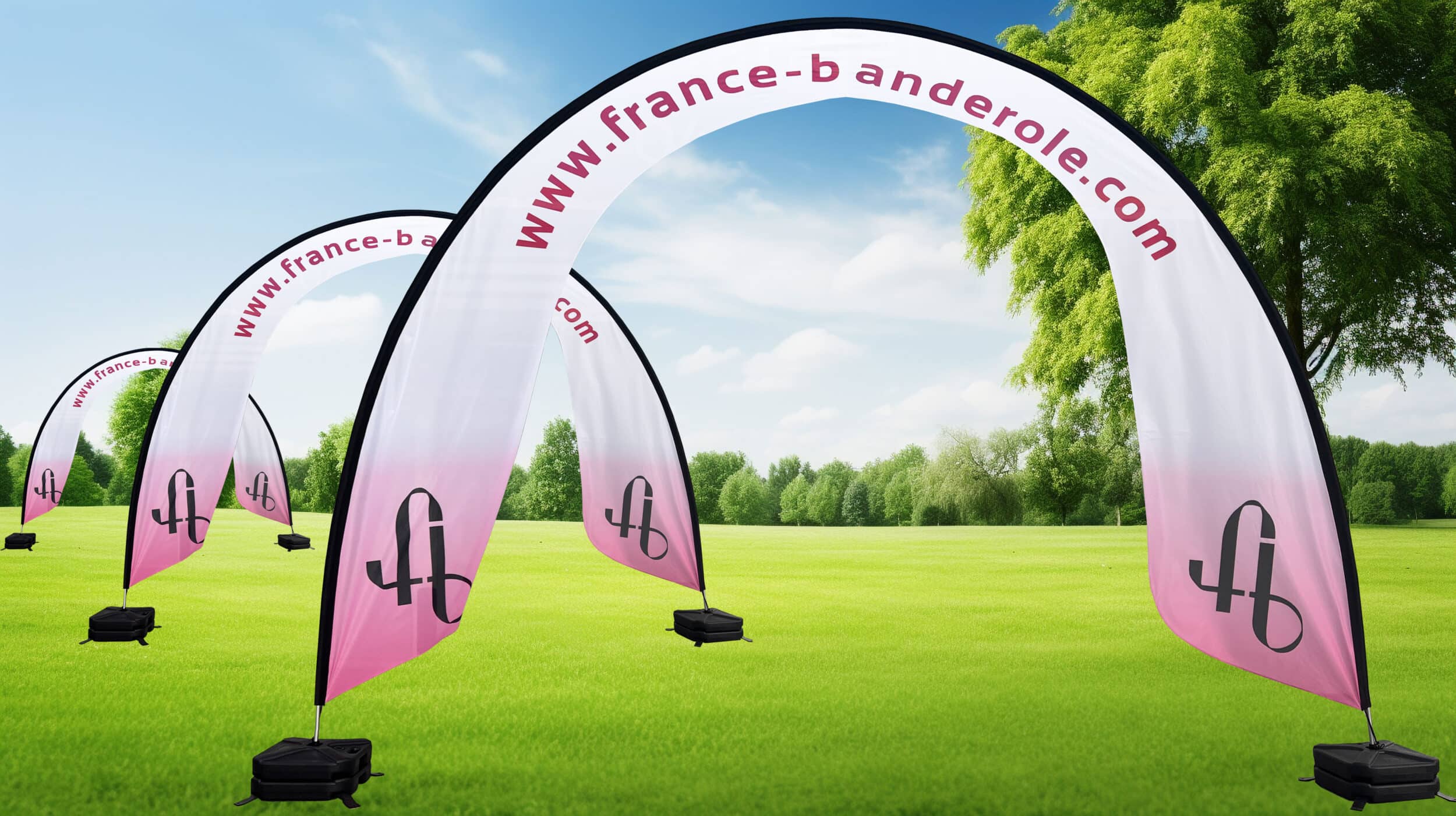 Arches publicitaires - France banderole France banderole